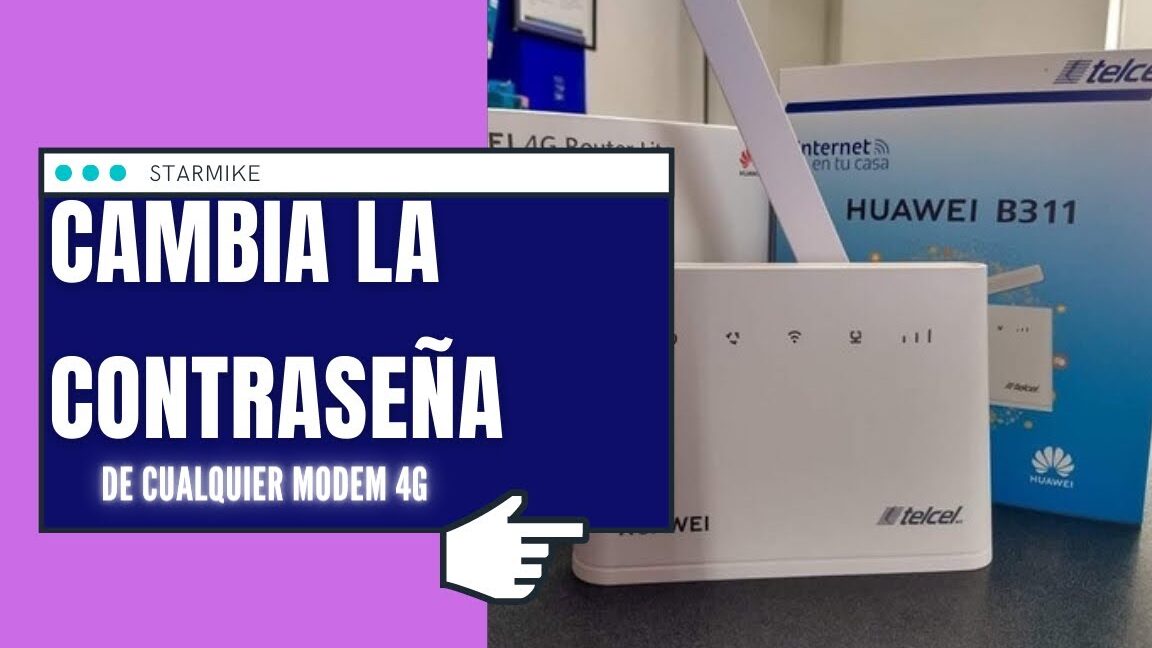 ¿Cómo cambiar la contraseña de mi módem Telcel?