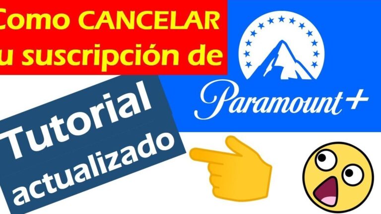 ¿Cómo cancelar Paramount Plus?