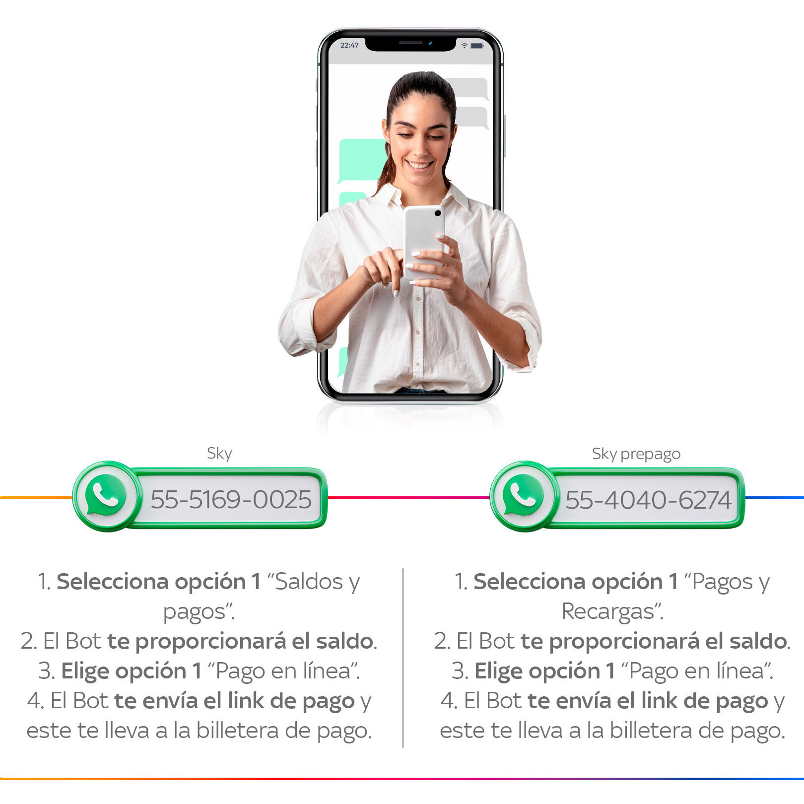 Contratar SKY en línea o por teléfono