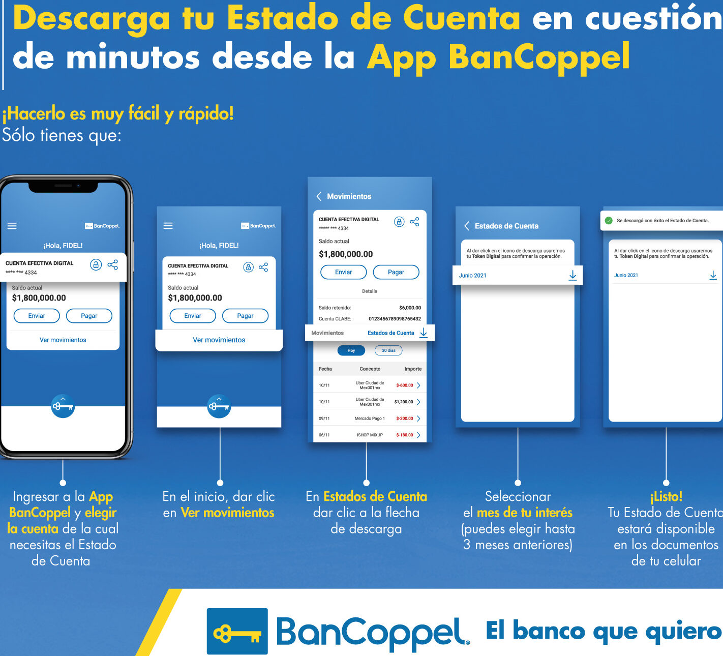 Consultar estado de Cuenta BanCoppel
