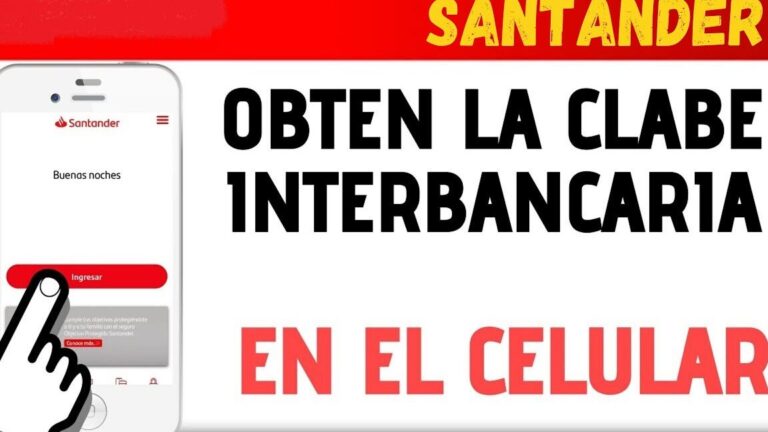 CLABE Interbancaria Santander: cuál es y cómo obtenerla en línea