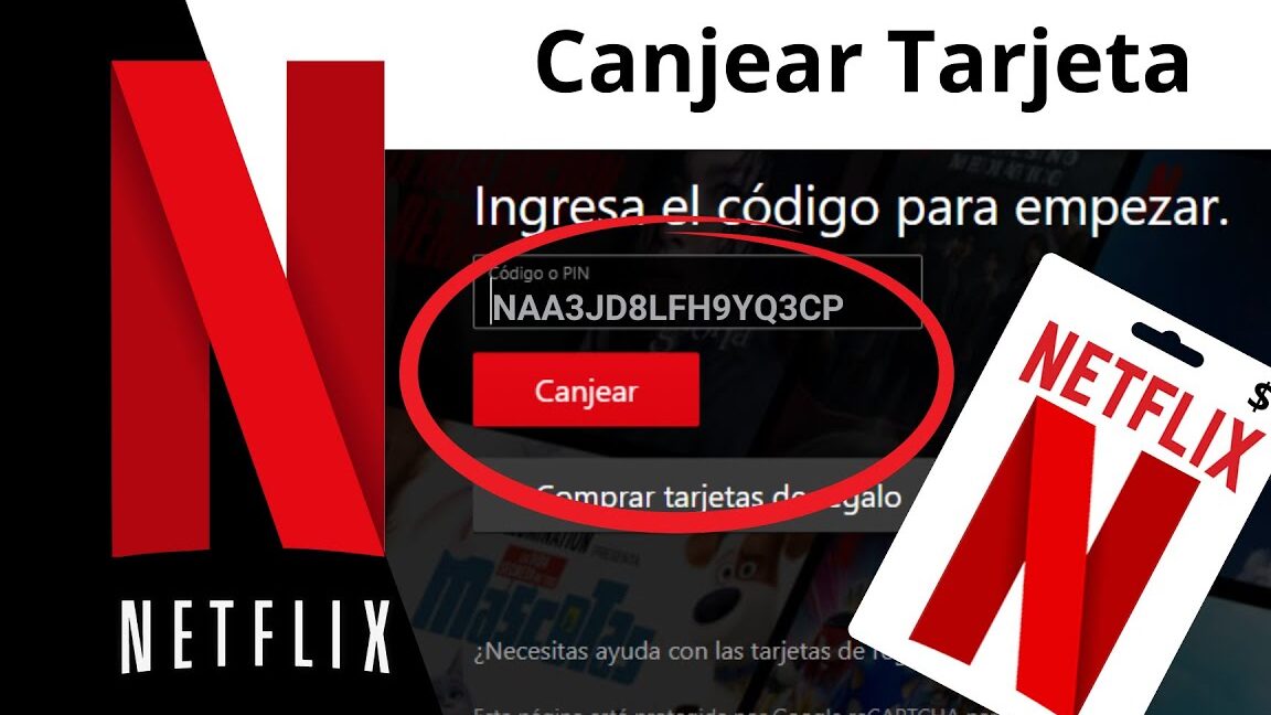 ¿Cómo canjear tarjeta de regalo de Netflix?
